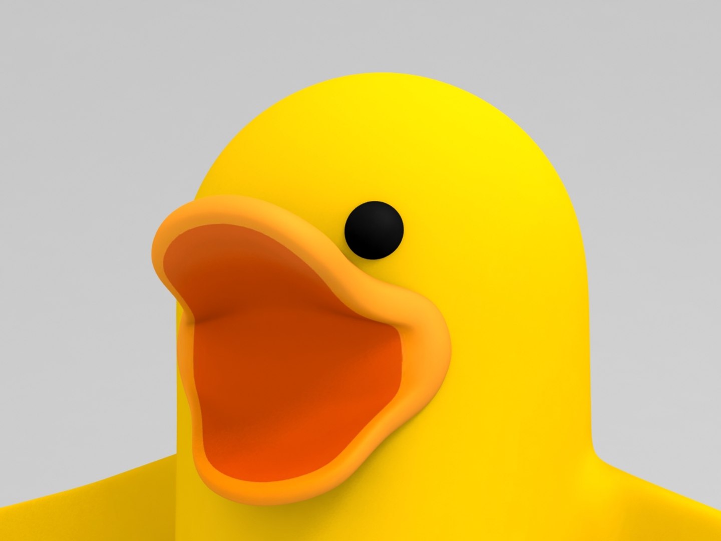 Yellow Duck Character Cartoon 3D Model - TurboSquid 1274563
