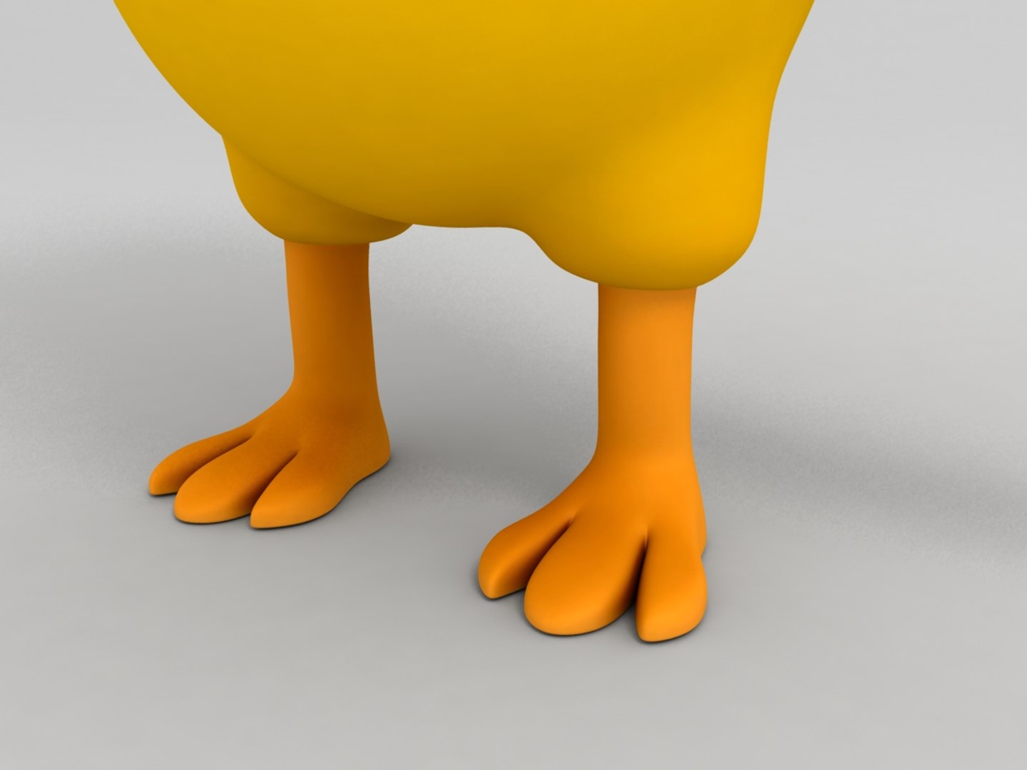 Yellow Duck Character Cartoon 3D Model - TurboSquid 1274563