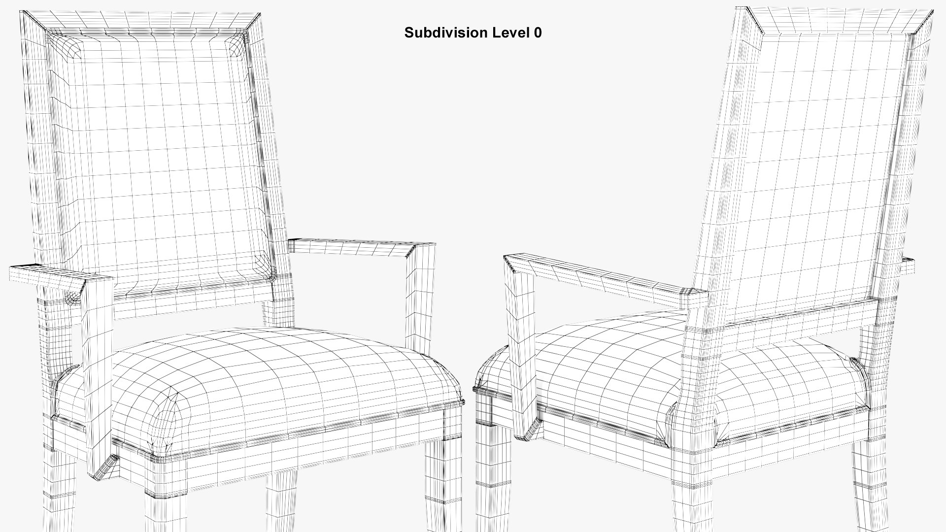 Sonata Dining Arm Chair 3D - TurboSquid 1655866