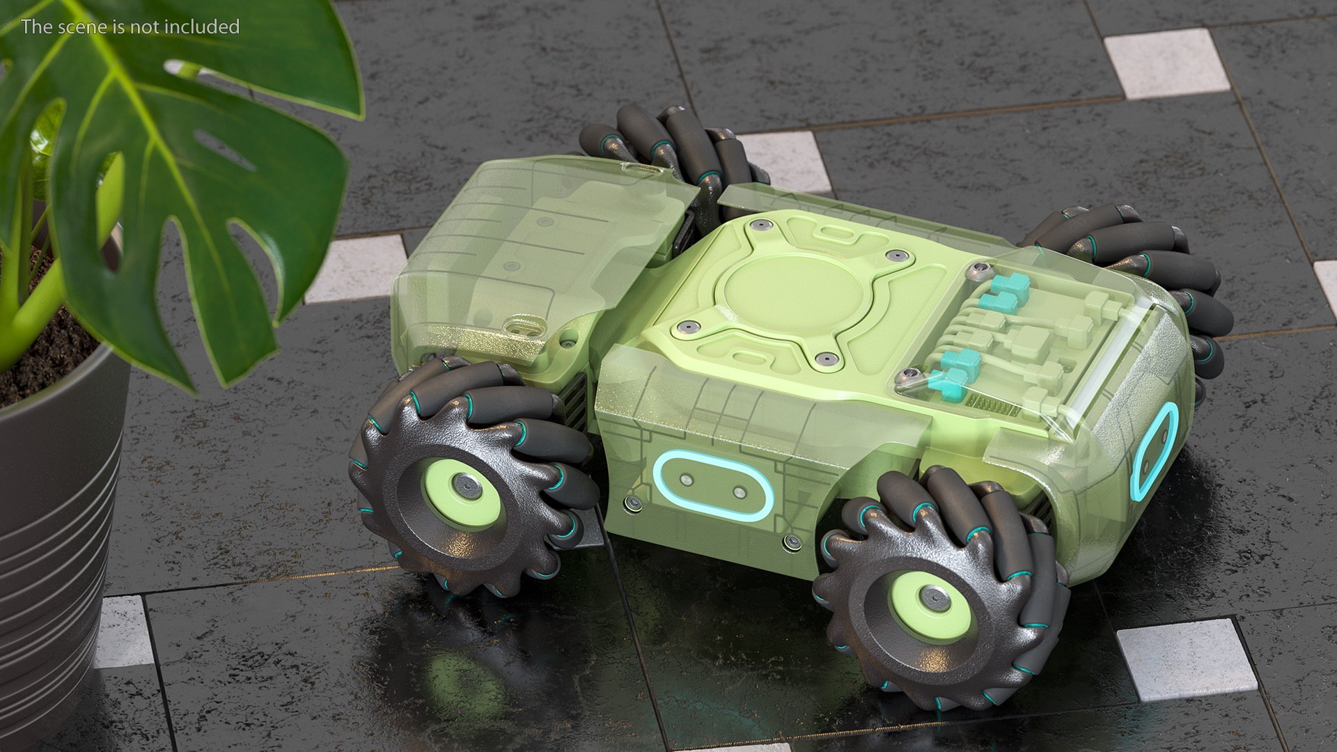 3D Model Mini Tank Drone Base - TurboSquid 1636281