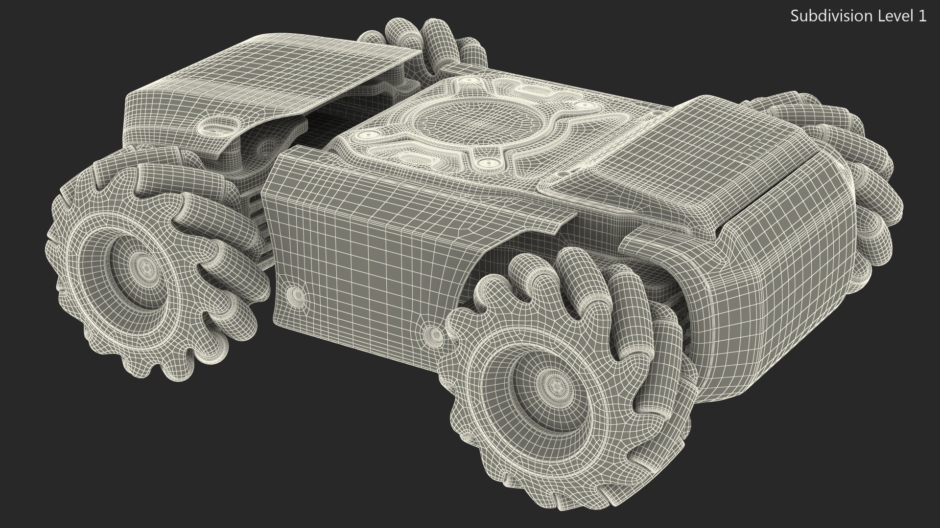 3D Model Mini Tank Drone Base - TurboSquid 1636281