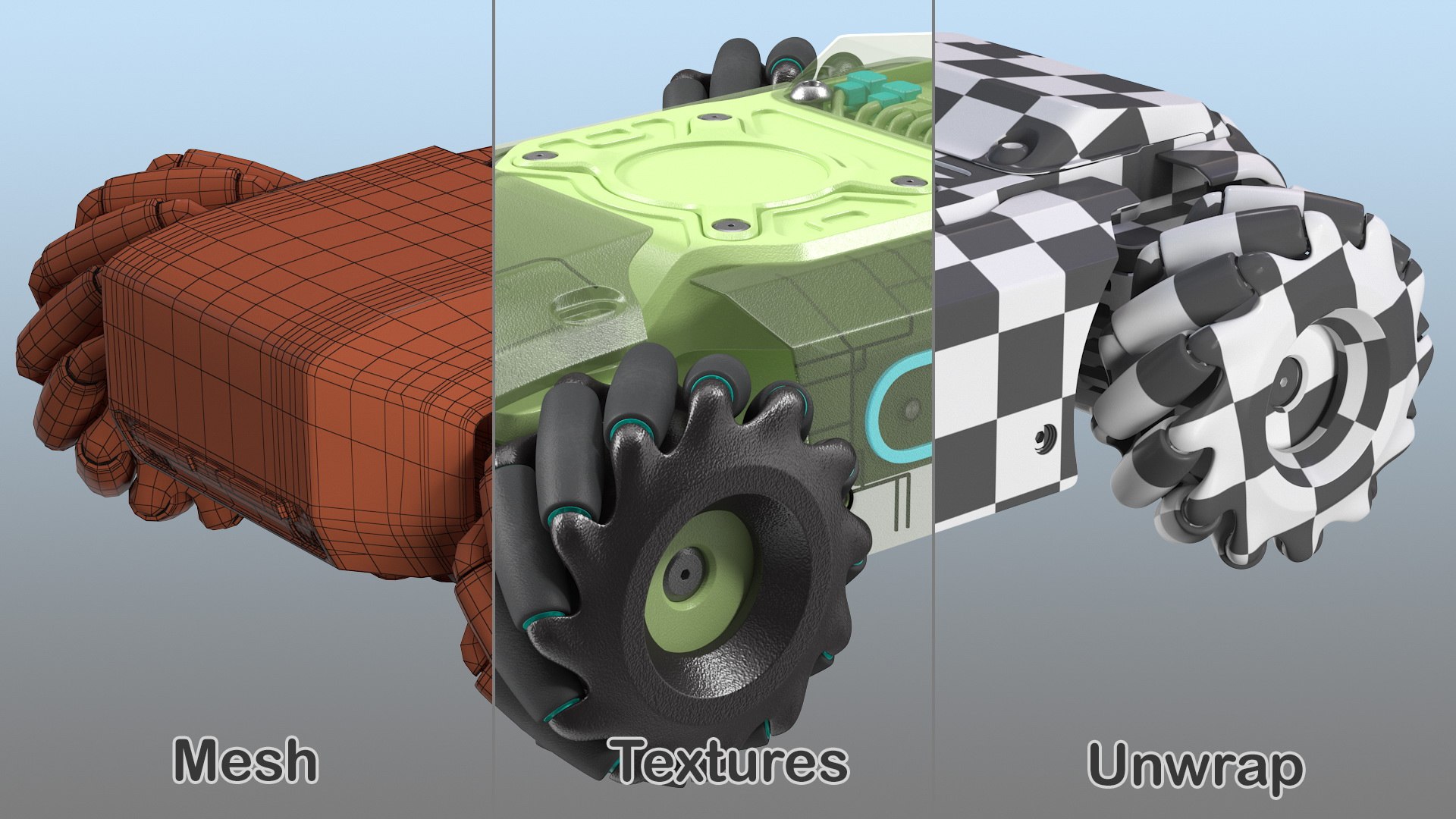 3D Model Mini Tank Drone Base - TurboSquid 1636281