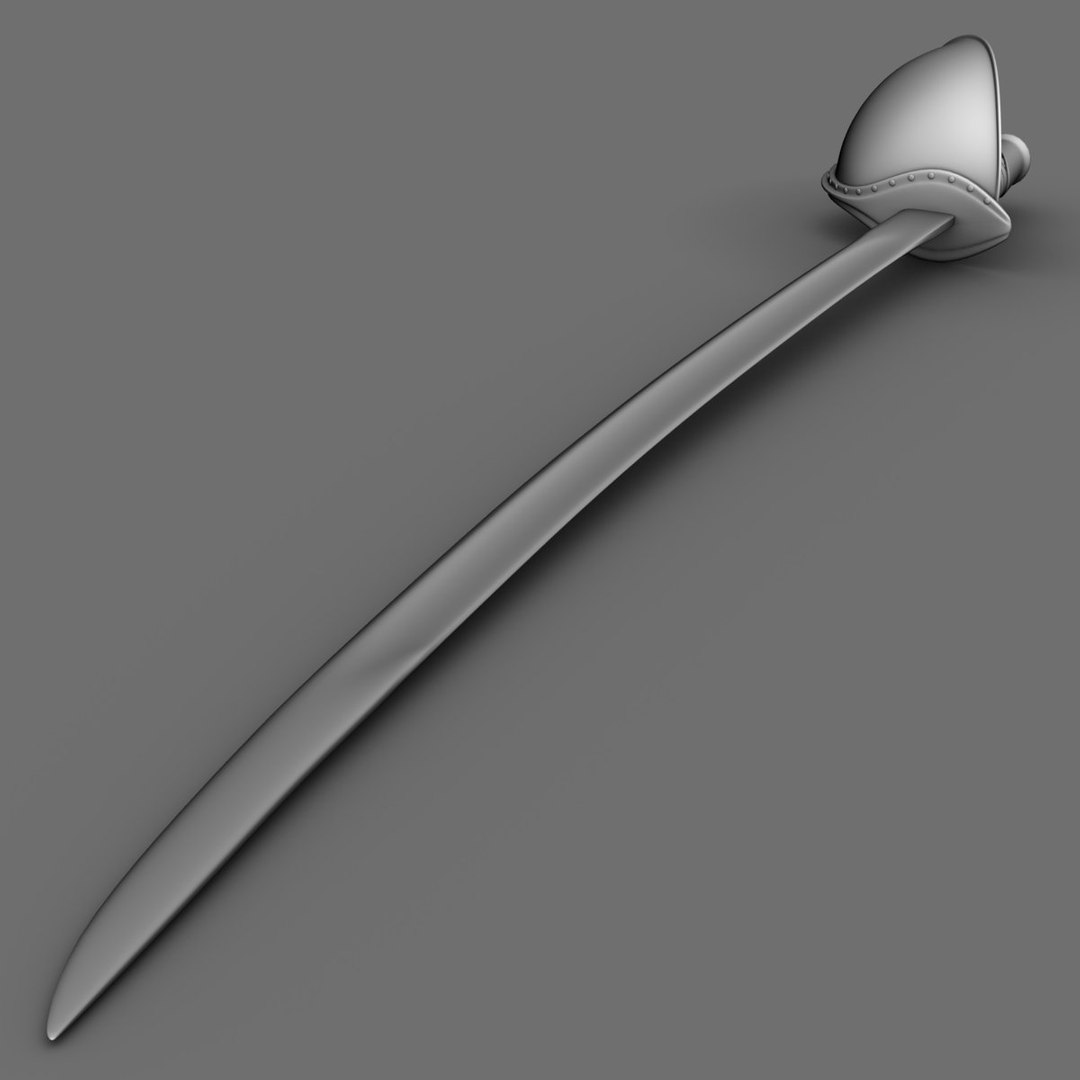Naval Cutlass 3d Model