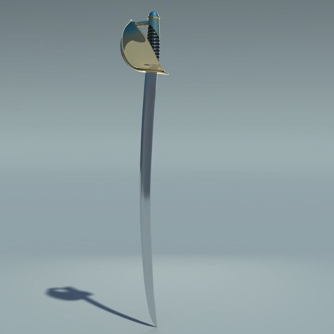 Naval Cutlass 3d Model
