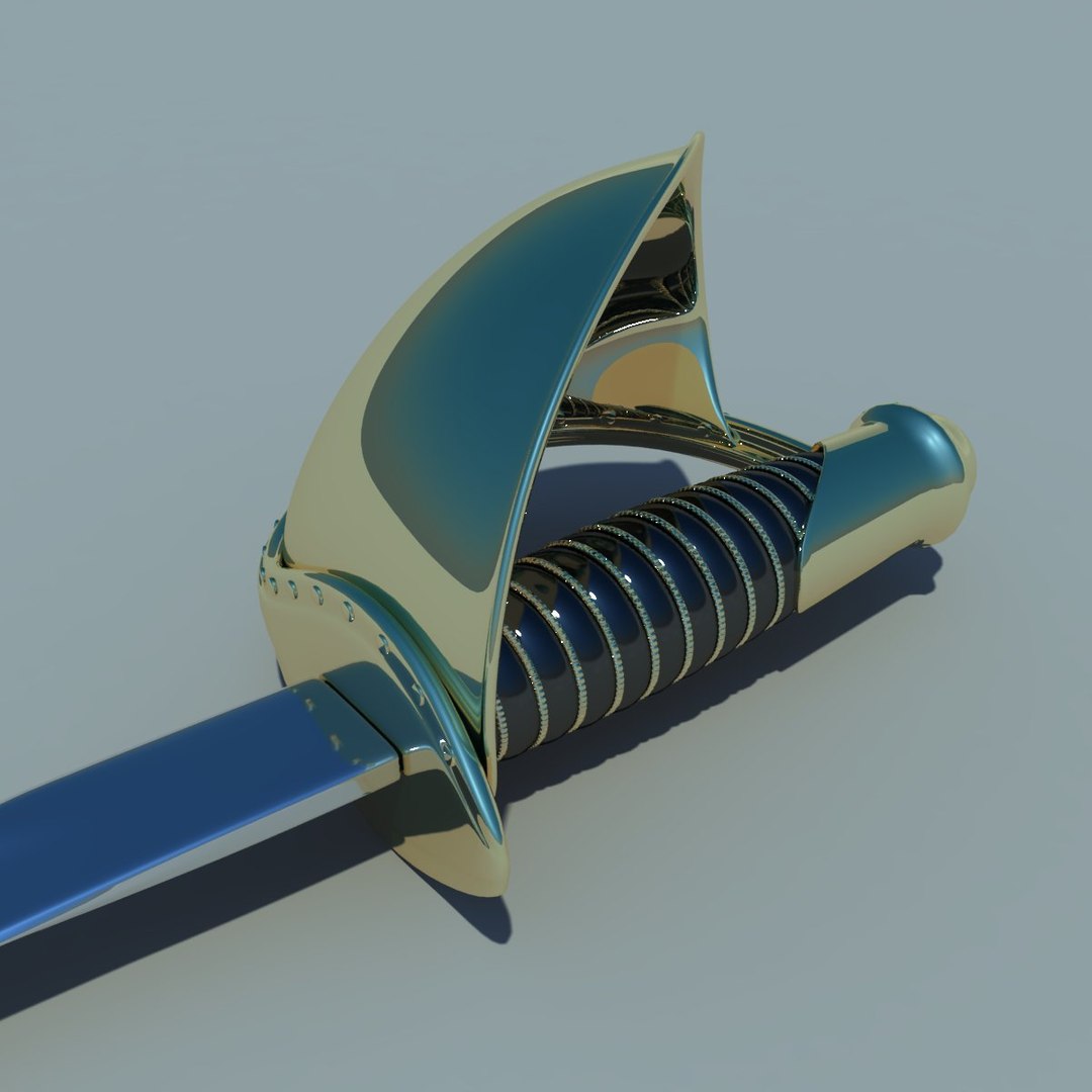 Naval Cutlass 3d Model