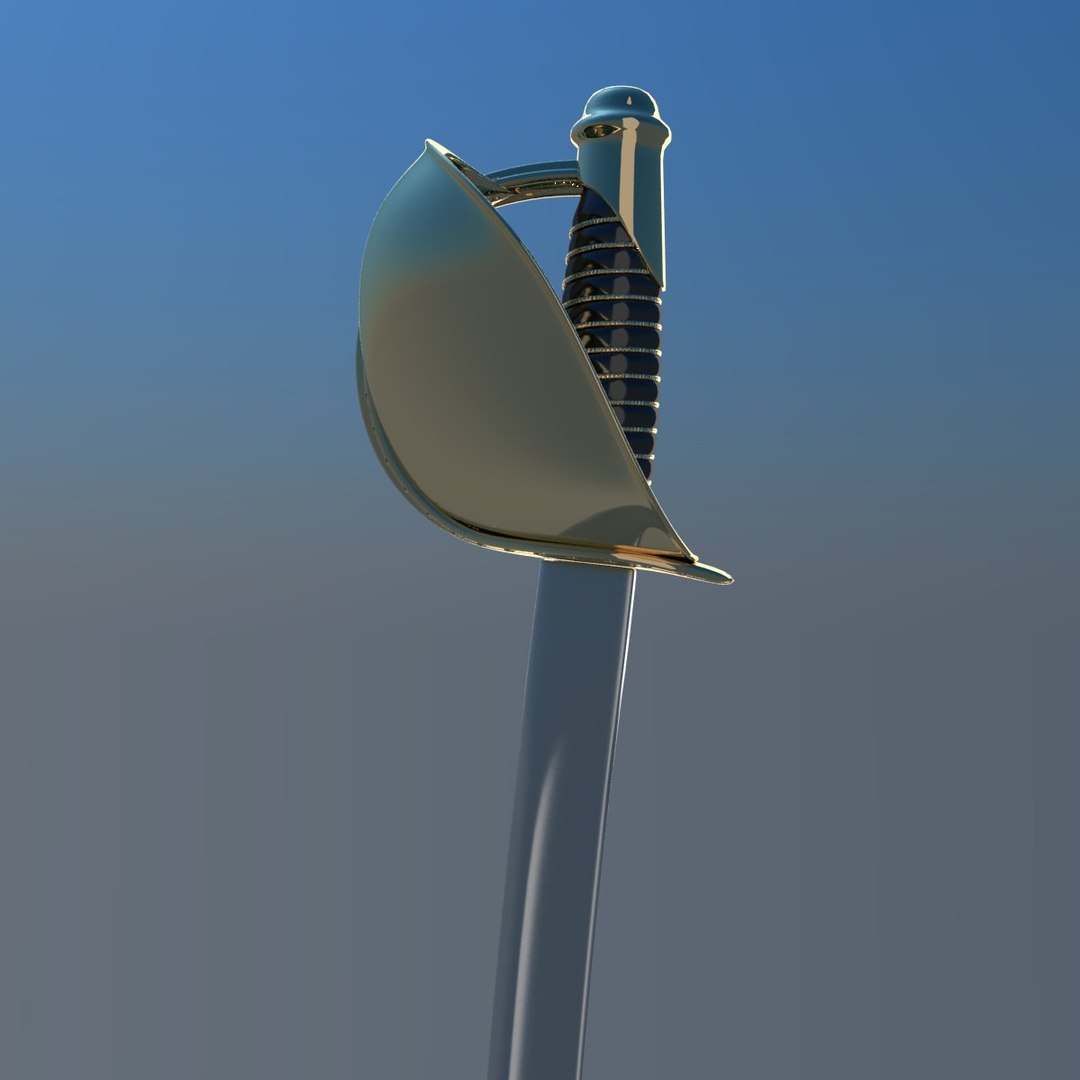Naval Cutlass 3d Model