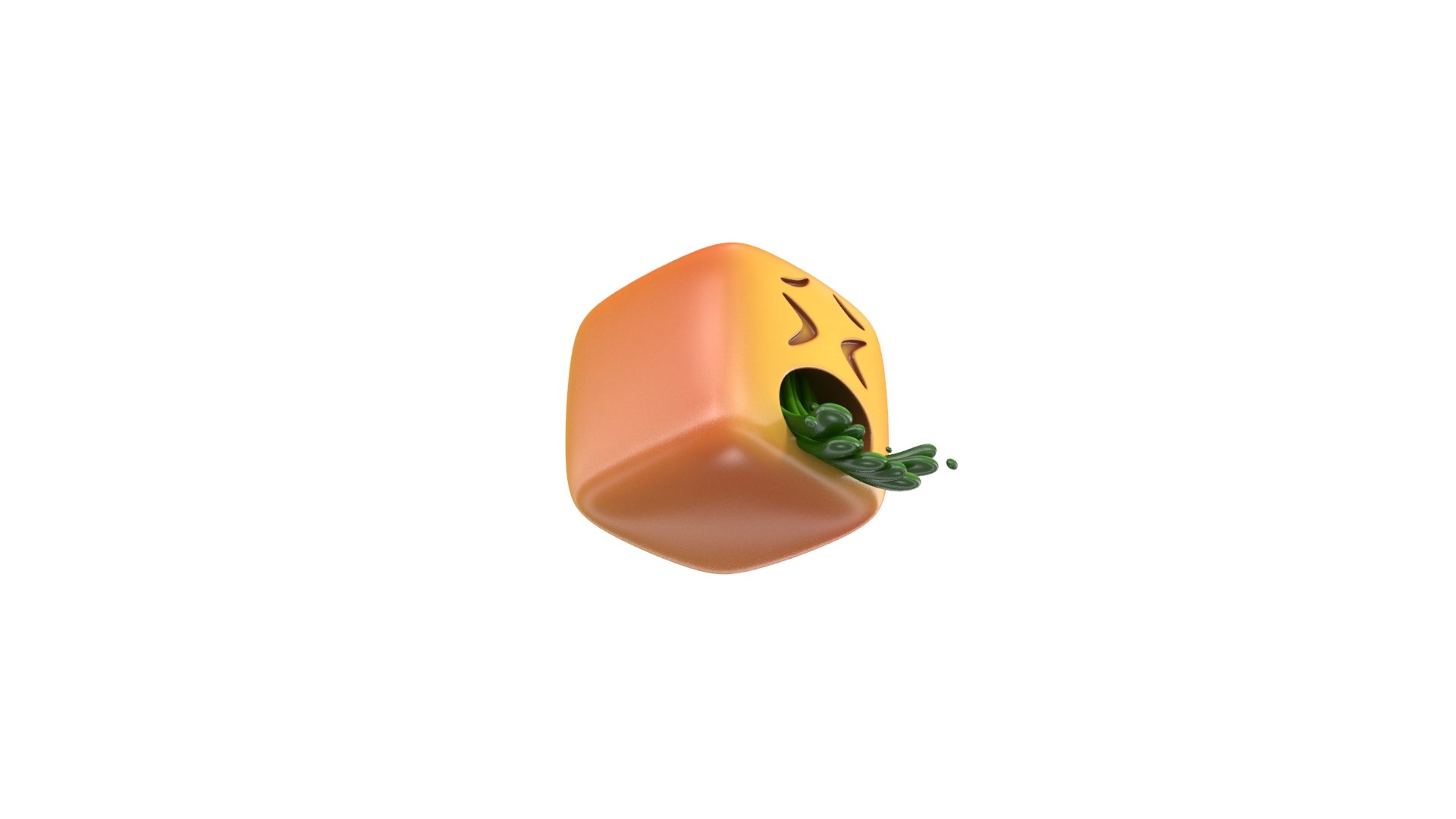 3D Smiley Face Emoji 45 - TurboSquid 2088110