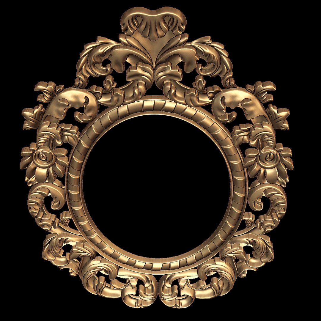 Mirror Frame Stl Cnc 3d Model