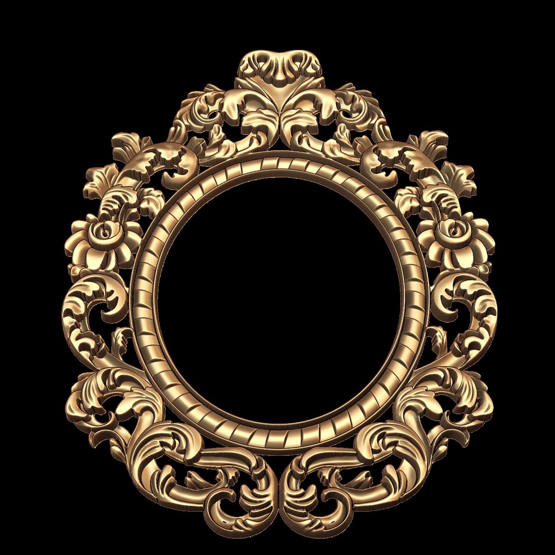 Mirror Frame Stl Cnc 3d Model