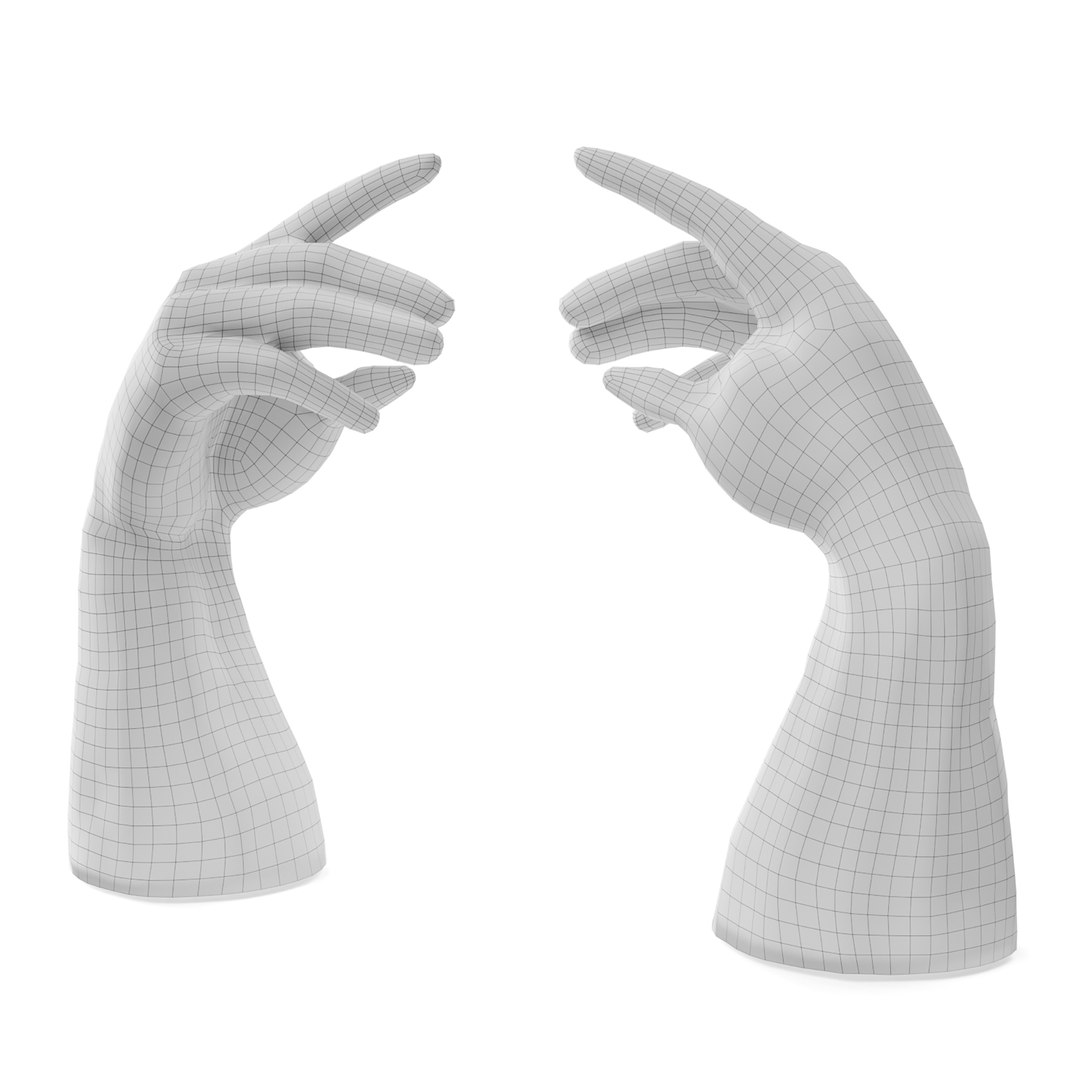 3D Metal Patch Hand Sculpture Model - TurboSquid 2071842