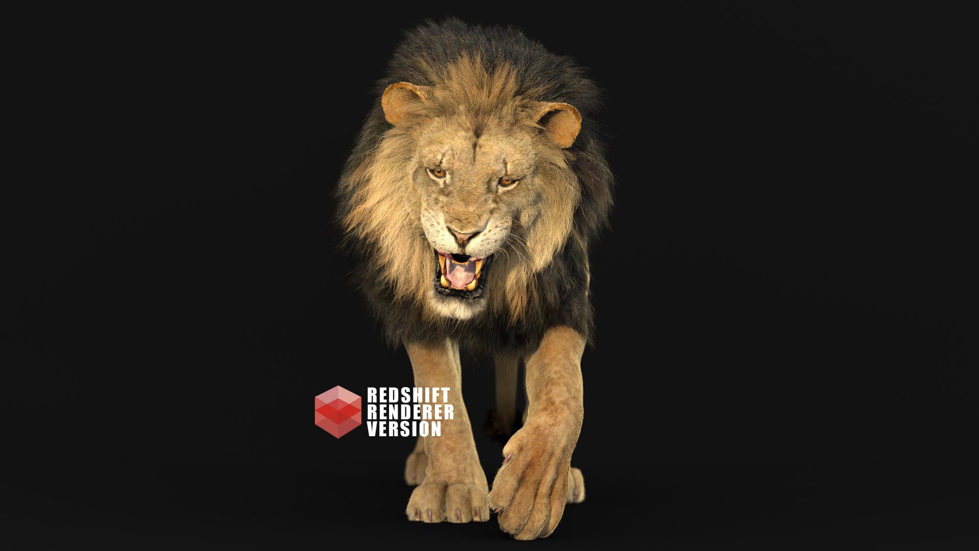 3D lion rigged redshift model - TurboSquid 1492823