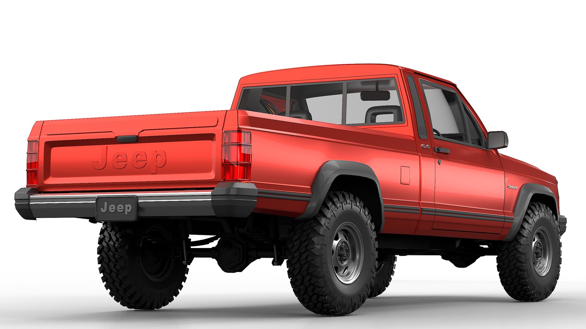 3D Model 1990 Jeep Comanche MJ - TurboSquid 1963633