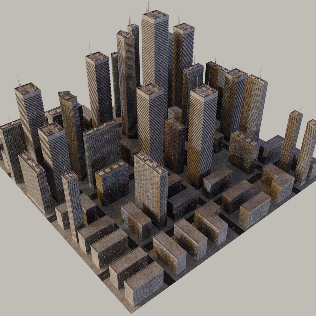 3D City Cityscape - TurboSquid 1703599