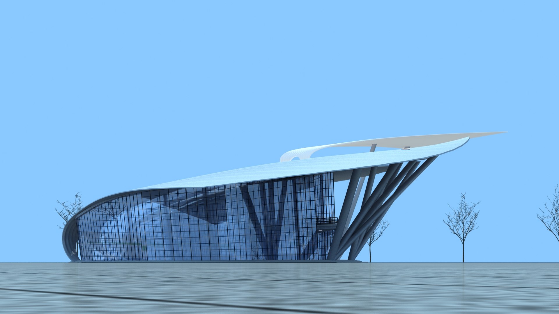 3D Modern Building Collection 06 - TurboSquid 1985437