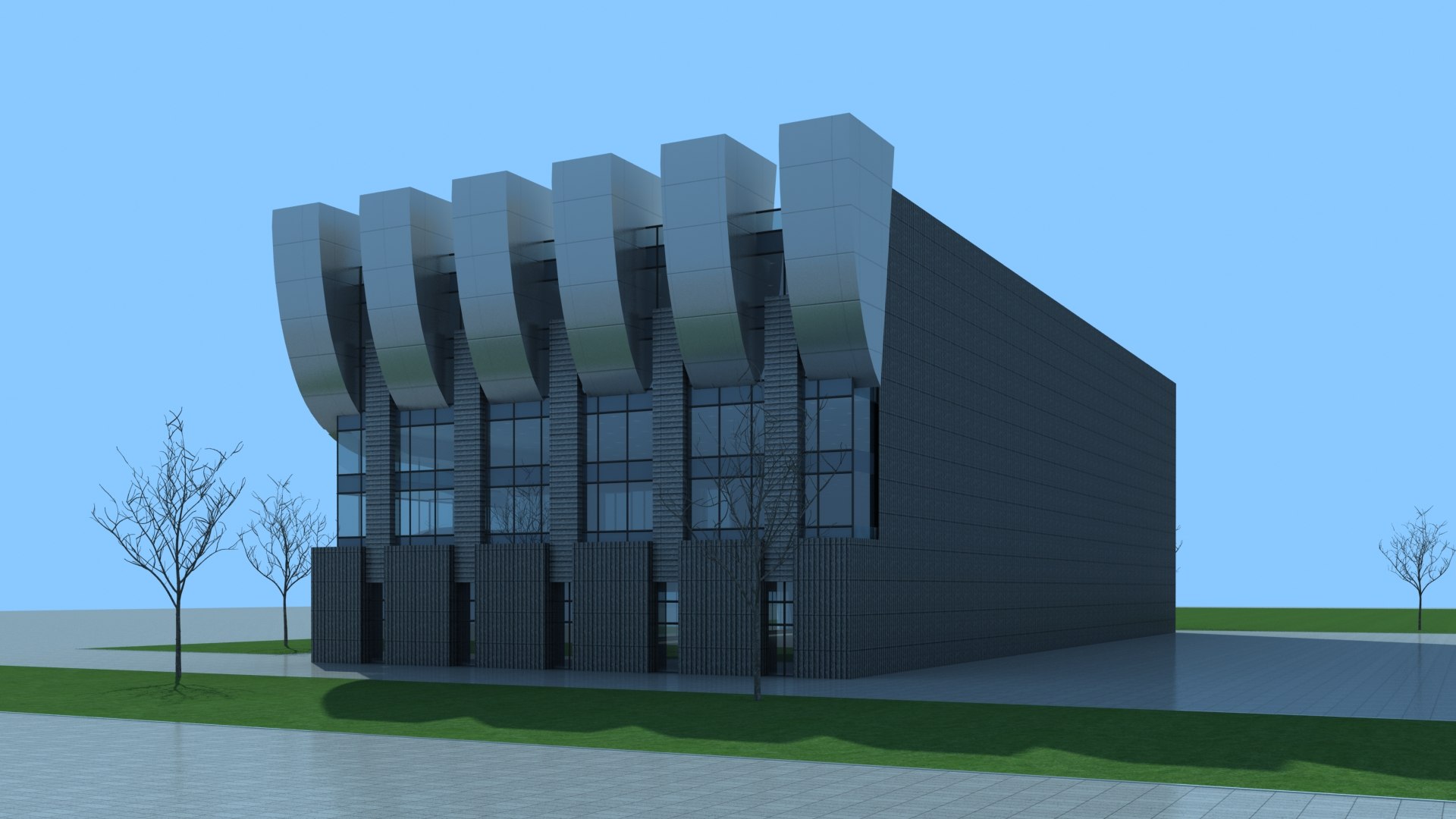 3D Modern Building Collection 06 - TurboSquid 1985437