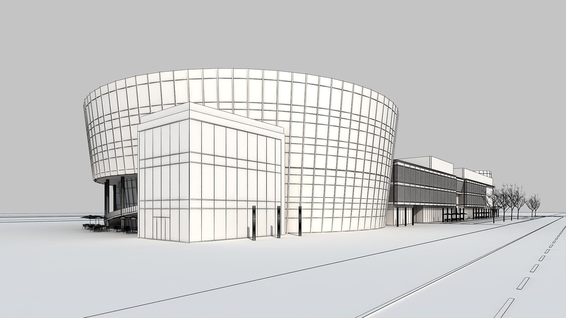 3D Modern Building Collection 06 - TurboSquid 1985437