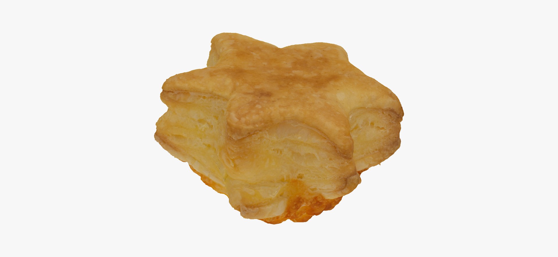 3D Model Cheese Puff Pastry Star - TurboSquid 1673846