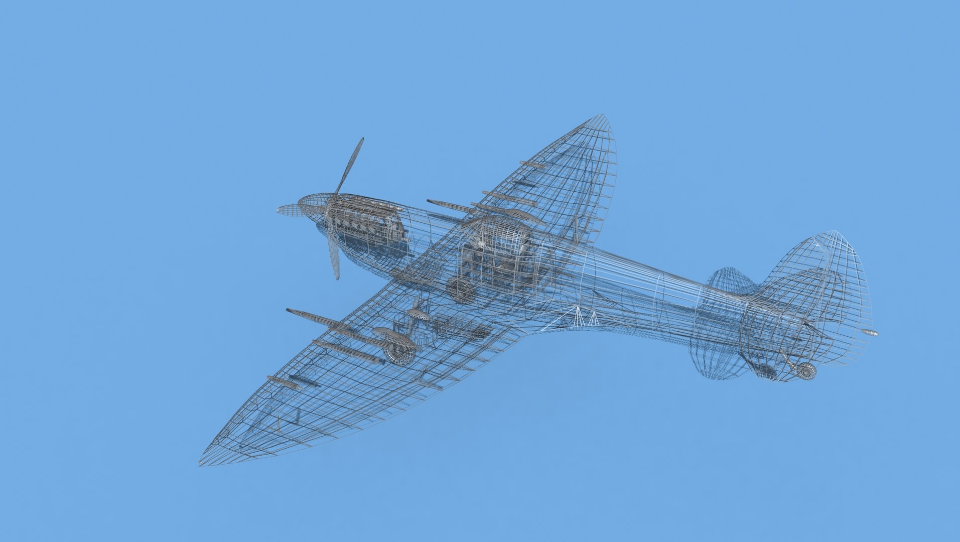 3D Supermarine Spitfire Mk VIIIb V01 Model - TurboSquid 1925171