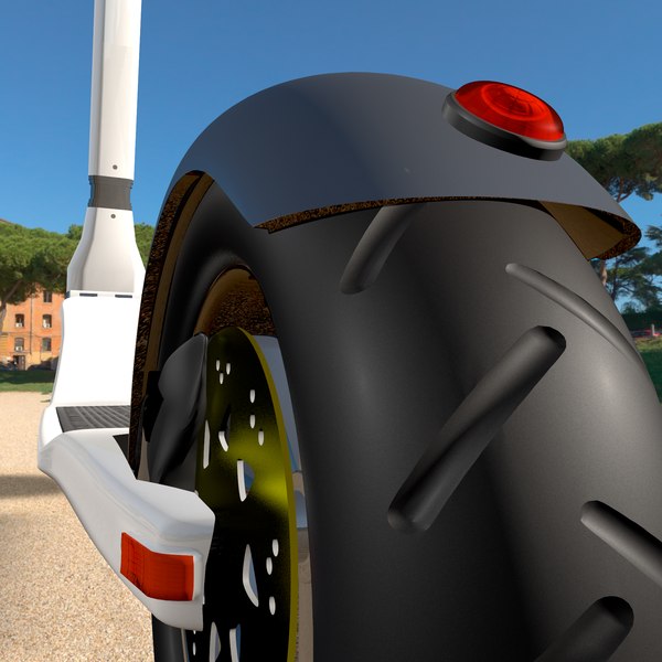 3D electric scooter 050 faceted model - TurboSquid 1469566