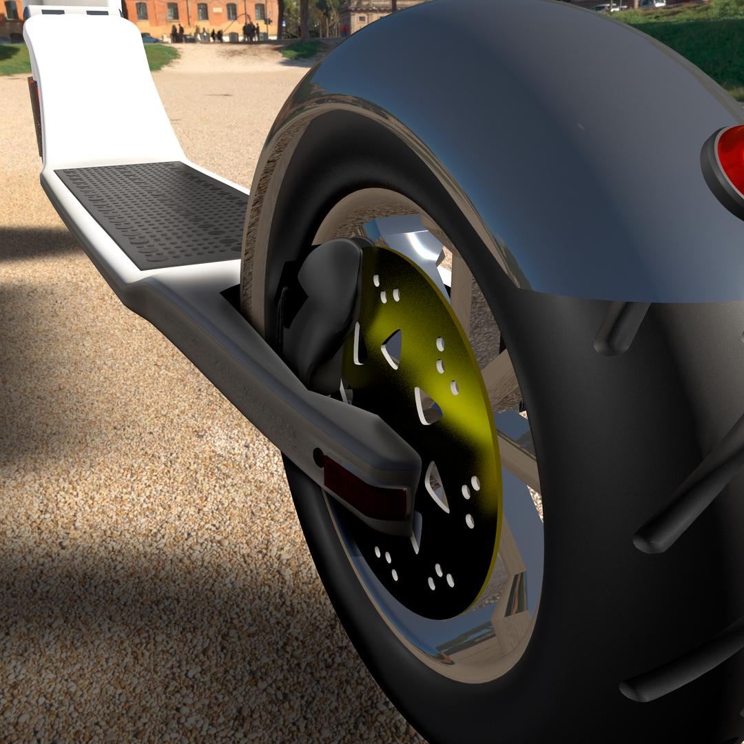 3D electric scooter 050 faceted model - TurboSquid 1469566