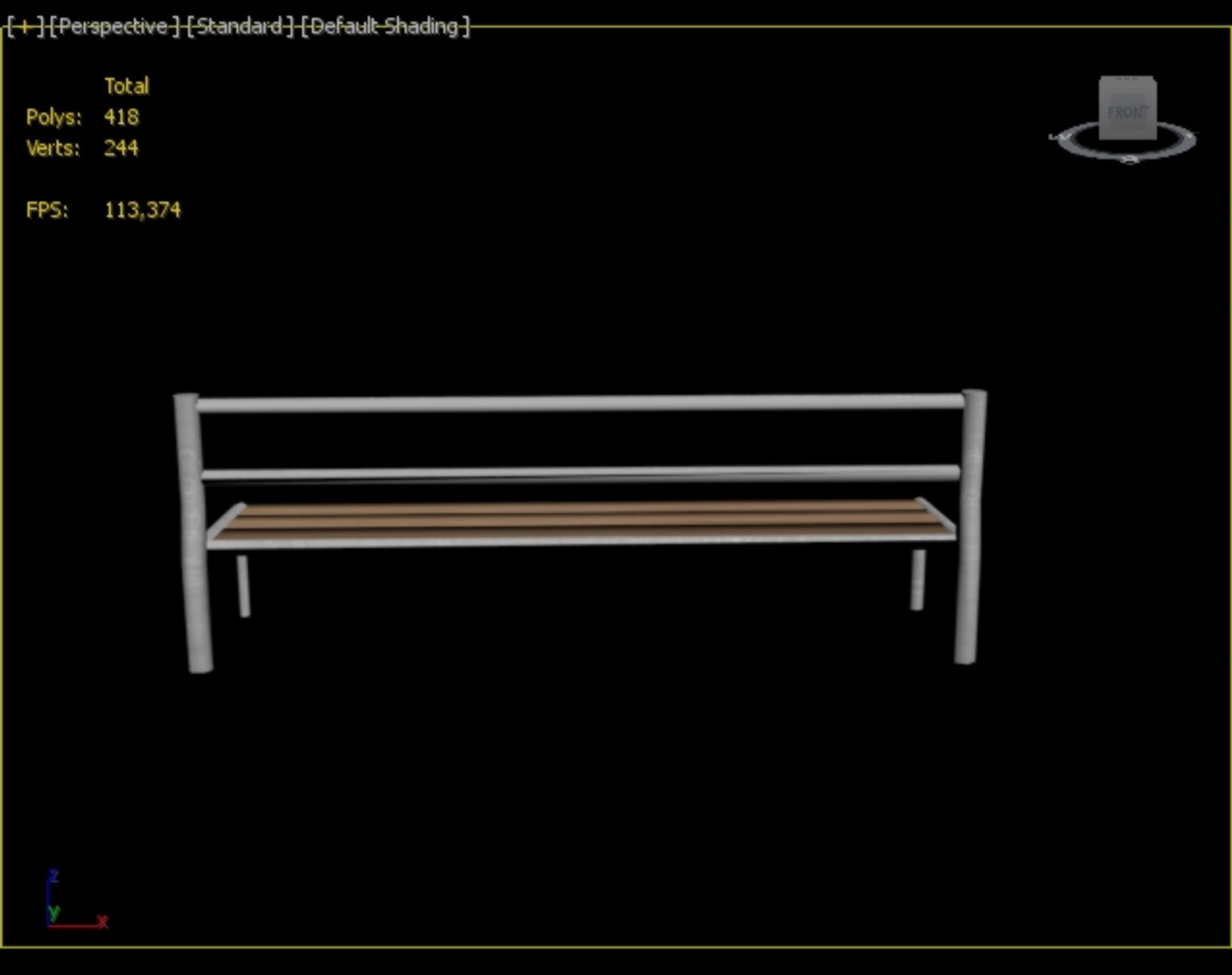 Free 3D Bench - TurboSquid 1194589