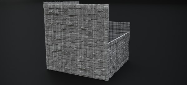 3D CASTLE STONE WALL COLLECTION 2022 RAW - TurboSquid 1994393