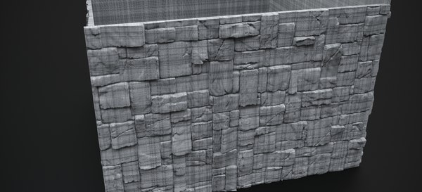 3D CASTLE STONE WALL COLLECTION 2022 RAW - TurboSquid 1994393