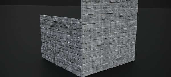 3D CASTLE STONE WALL COLLECTION 2022 RAW - TurboSquid 1994393