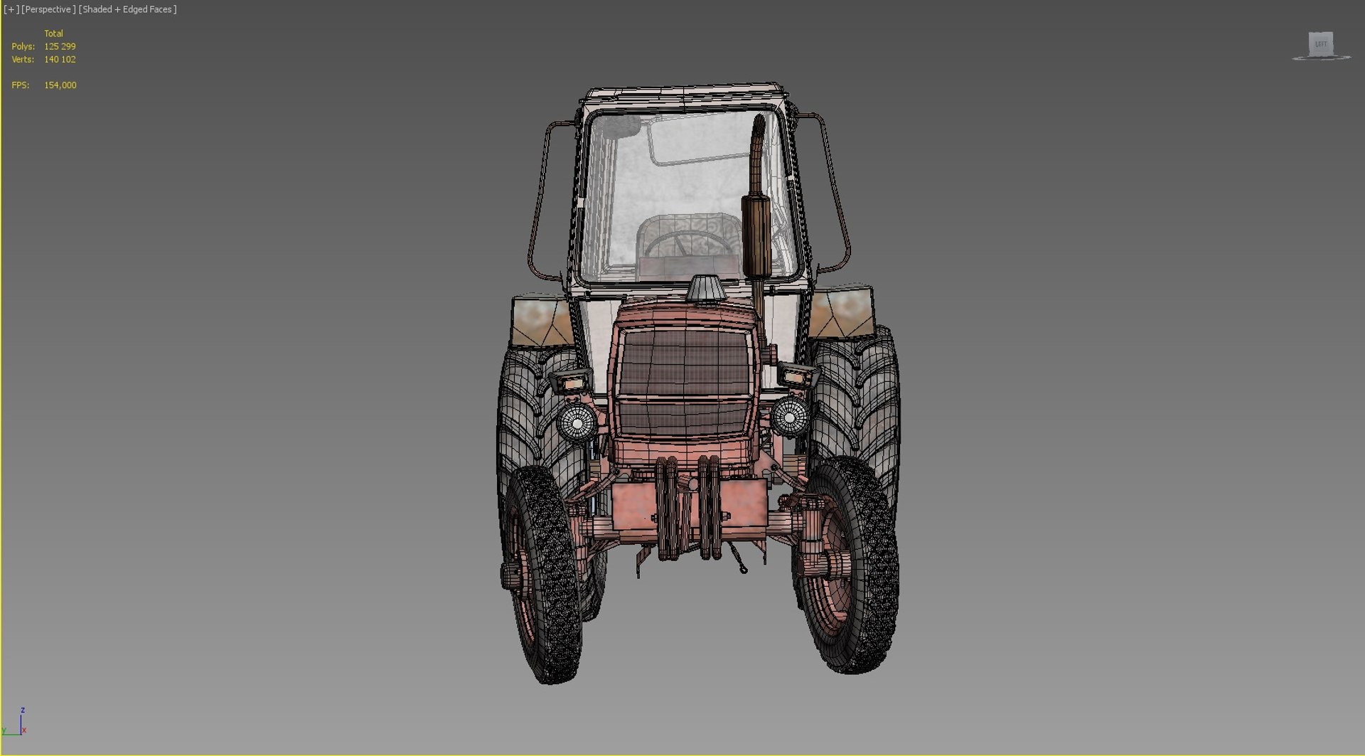 3d Tractor Model