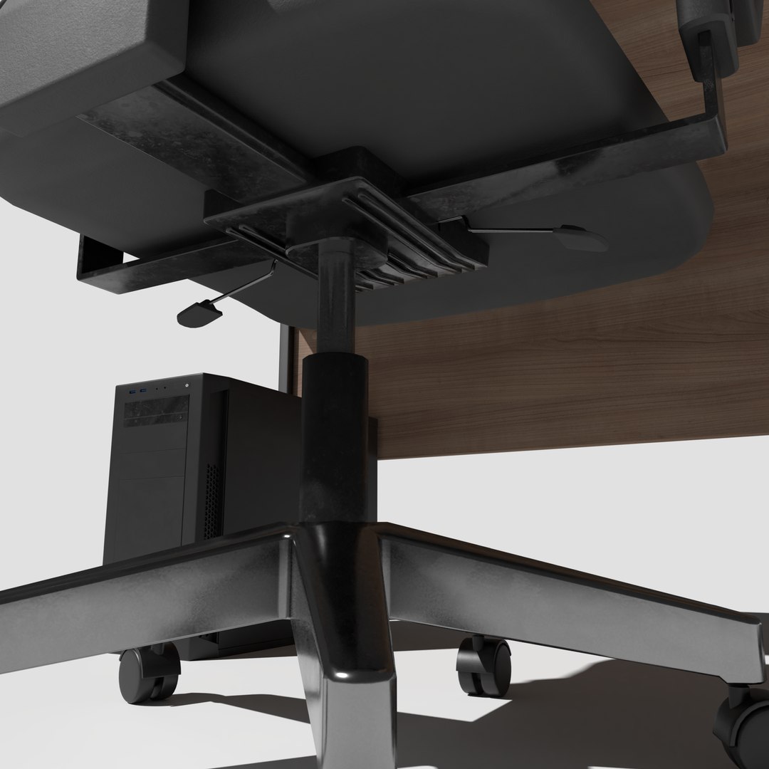 3D Workstation Desktop Office - TurboSquid 1676668