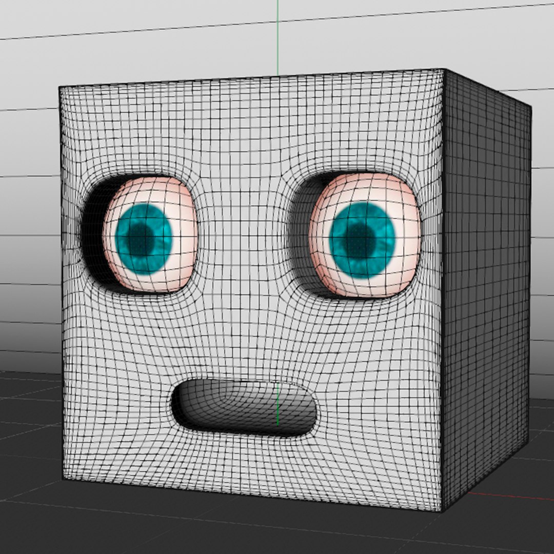 Free Face Rigged Cube 3D Model - TurboSquid 1593163