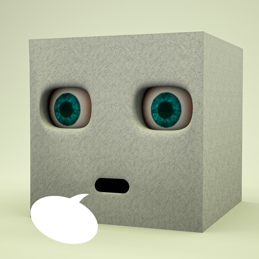 Free Face Rigged Cube 3D Model - TurboSquid 1593163