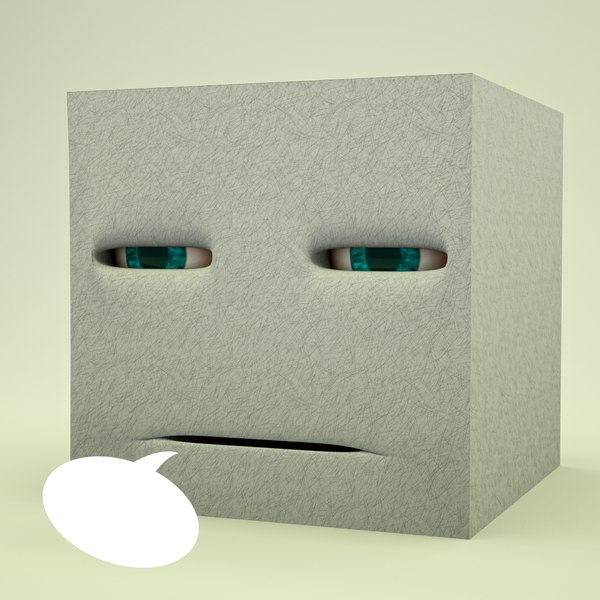 Free face rigged cube 3D model - TurboSquid 1593163