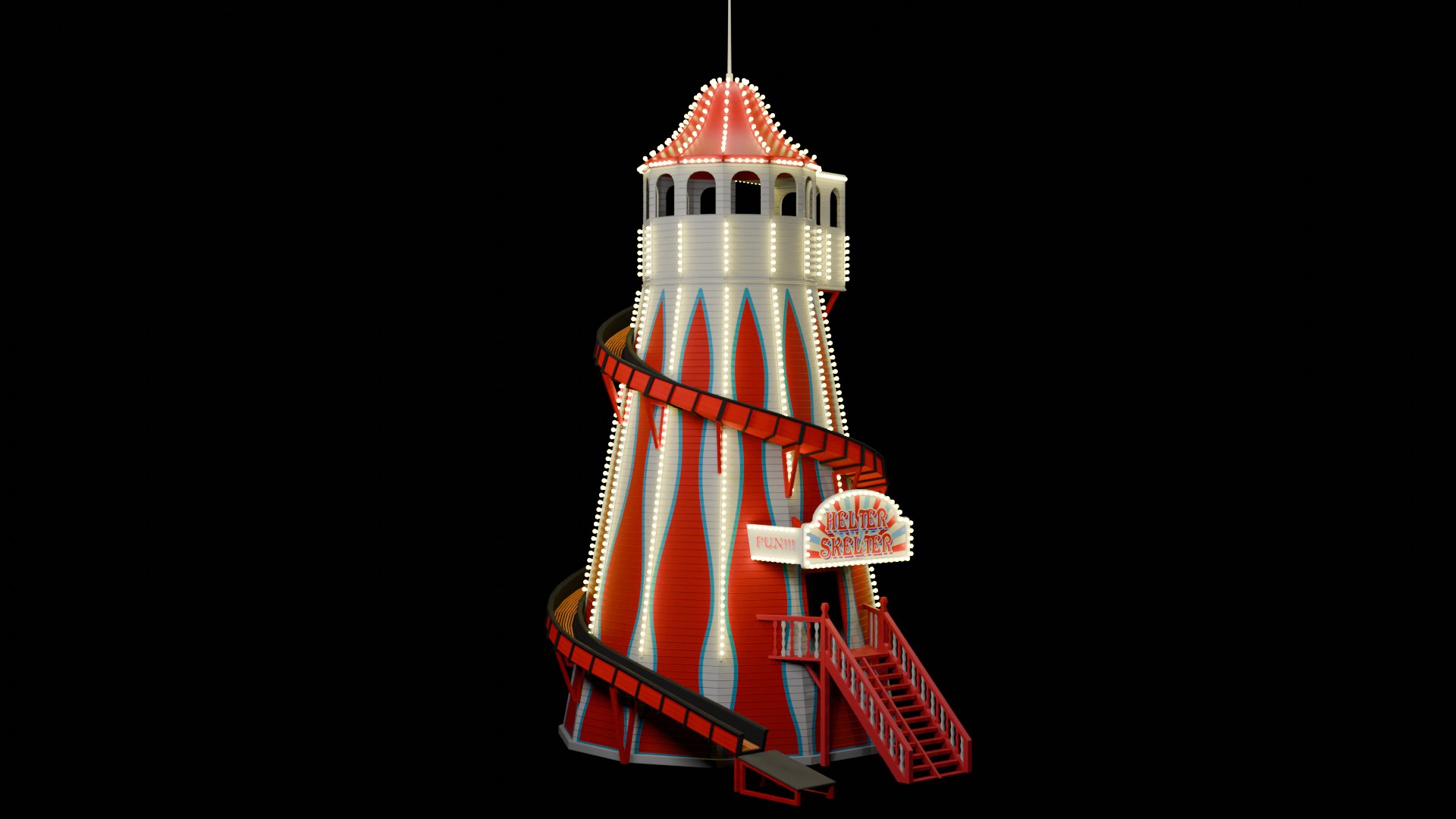 Fairground Ride Bundle 3D - TurboSquid 2428014