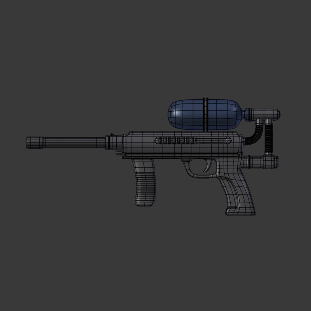 3D Paintball Gun - TurboSquid 1191188
