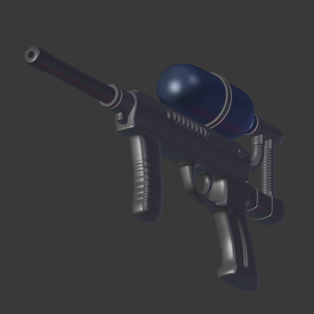 3D Paintball Gun - TurboSquid 1191188