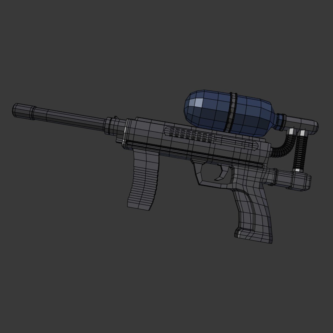 3D Paintball Gun - TurboSquid 1191188