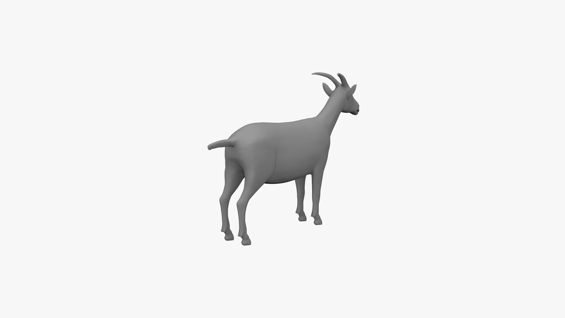 Goat 3D Model - TurboSquid 2369865