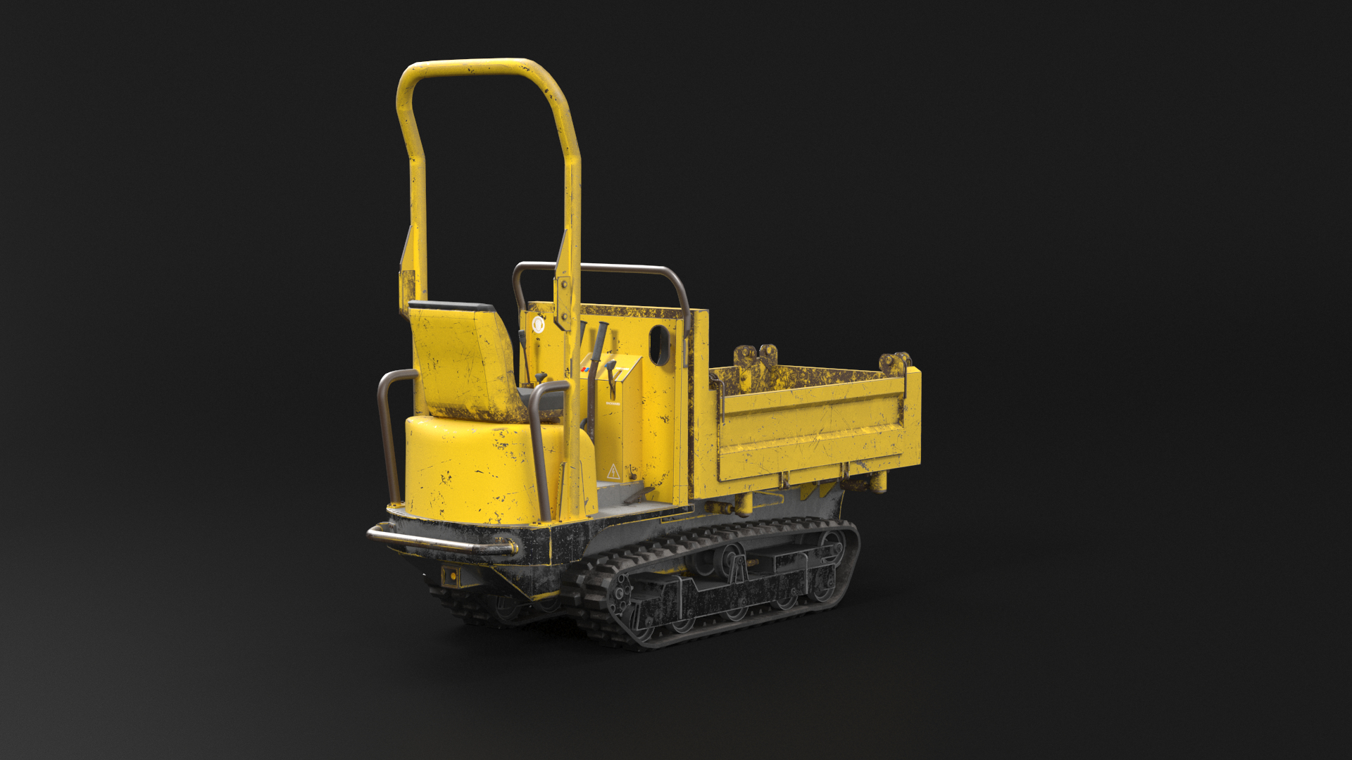 Compact Construction Machines Collection Used 3D Model - TurboSquid 2147791