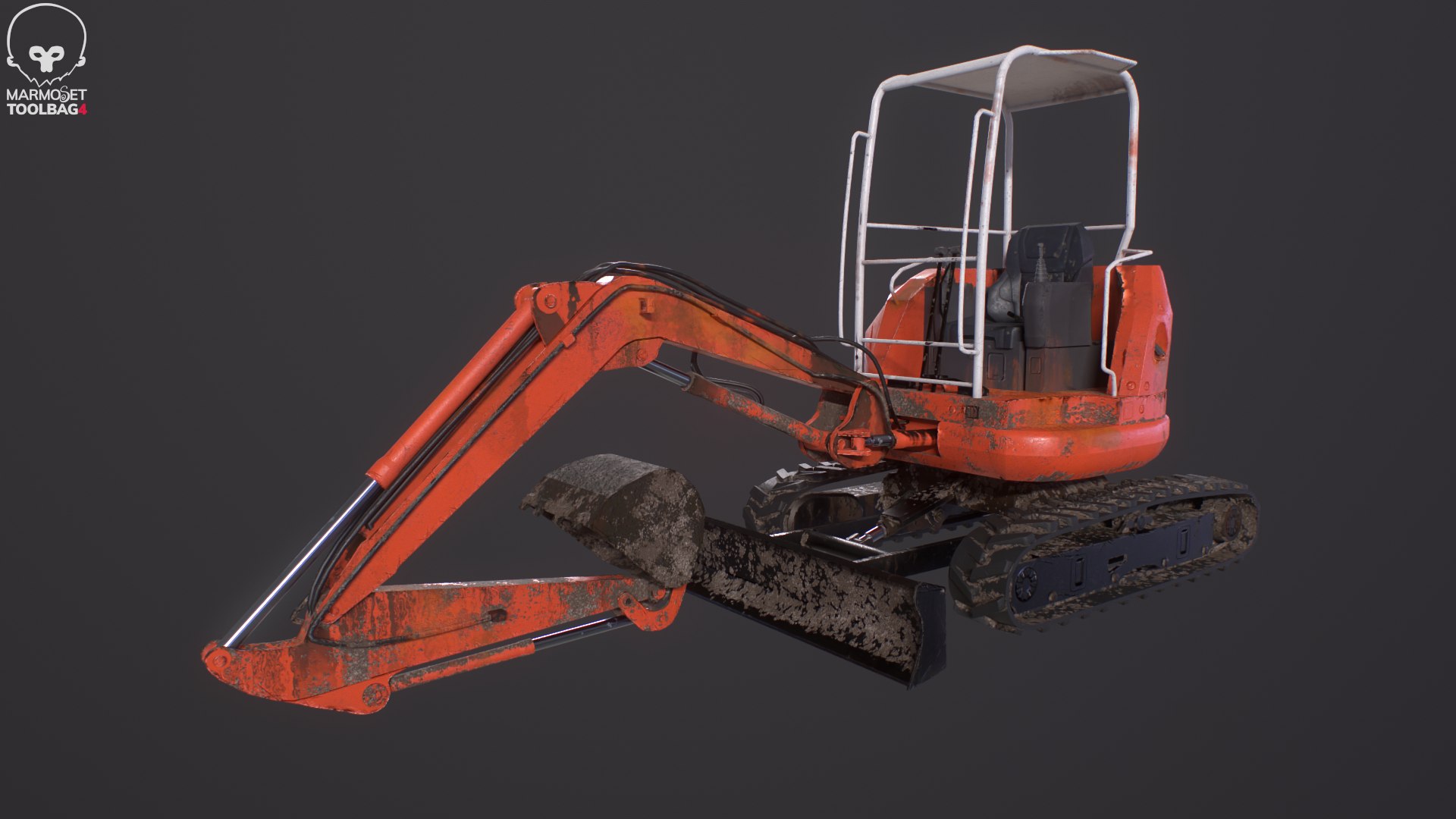 Compact Construction Machines Collection Used 3D Model - TurboSquid 2147791