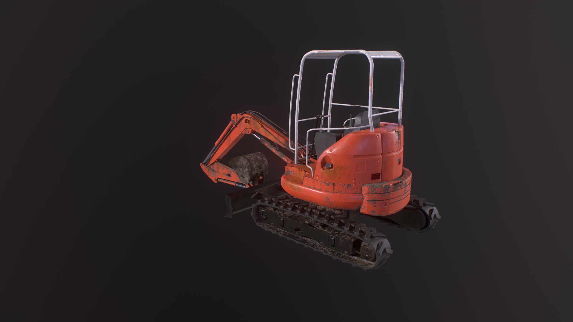Compact Construction Machines Collection Used 3D Model - TurboSquid 2147791