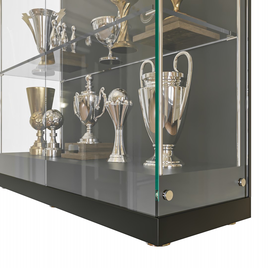 3D realistic trophy showcase model - TurboSquid 1635281