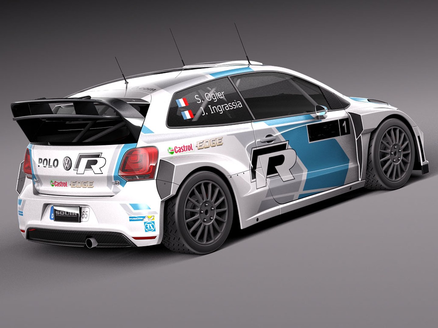 Volkswagen Polo Rally Car 3d 3ds