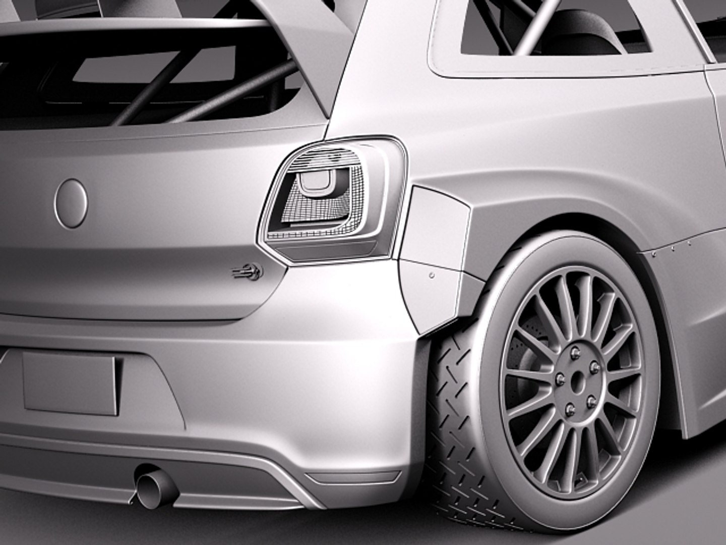 Volkswagen Polo Rally Car 3d 3ds