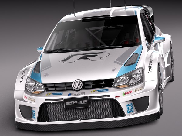 volkswagen polo rally car 3d 3ds