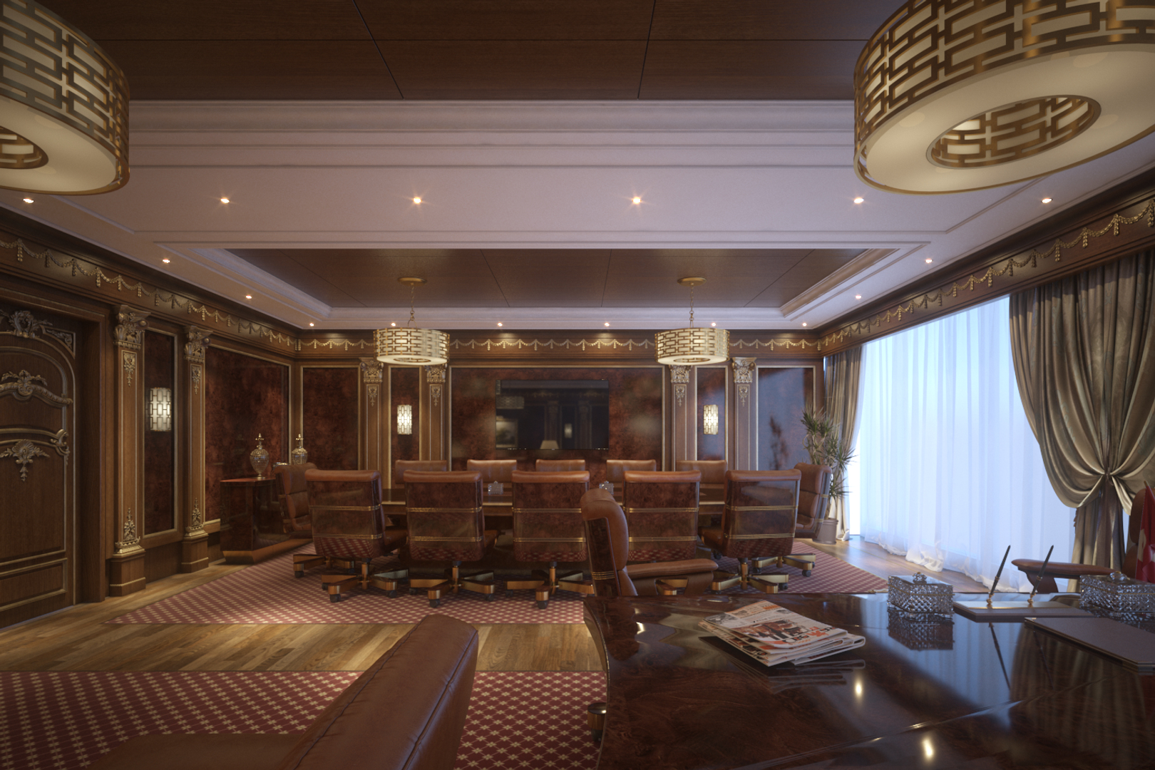 Traditional Executive Office Design