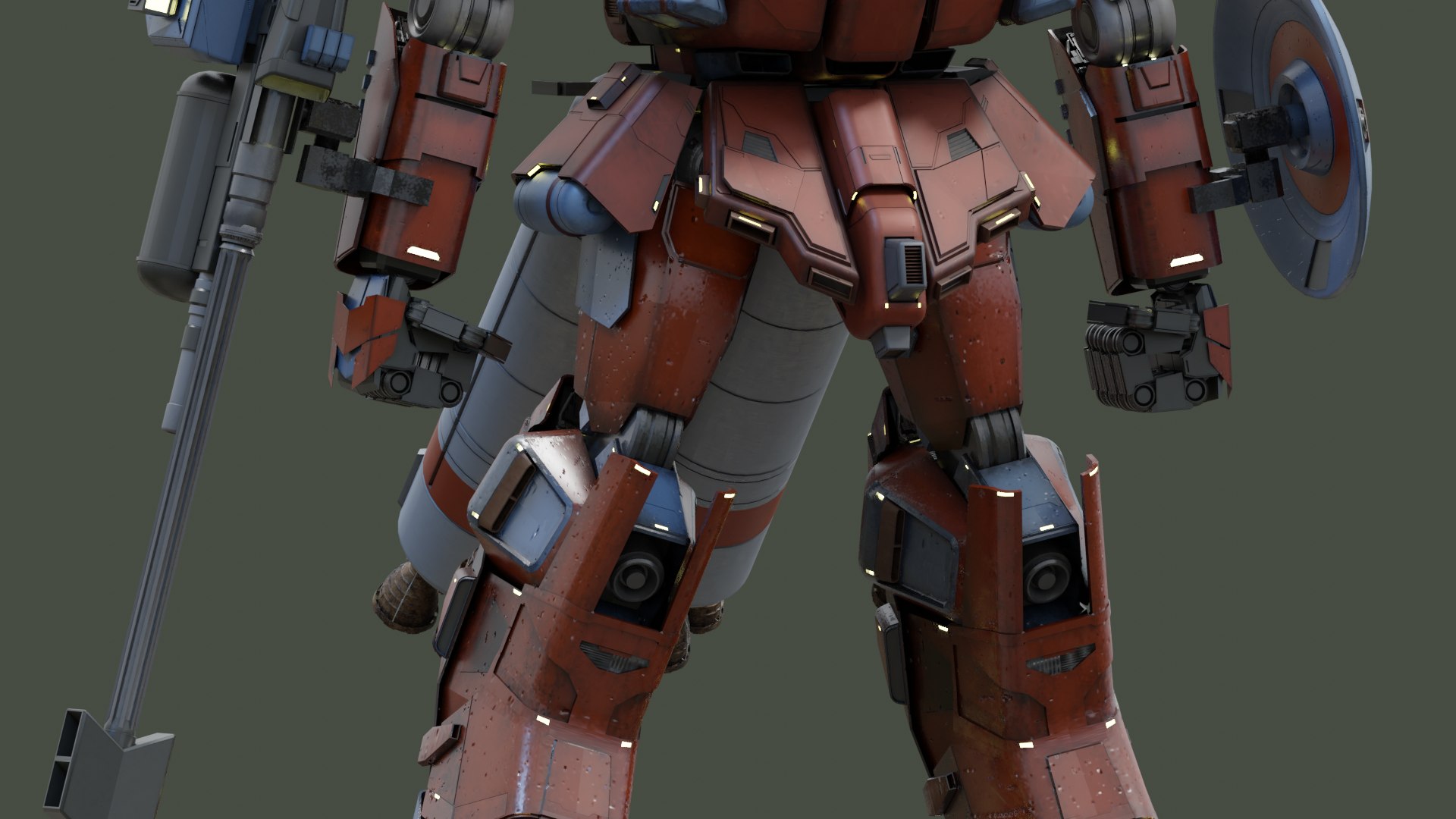 Heavy Assault Mech Model - TurboSquid 1659422