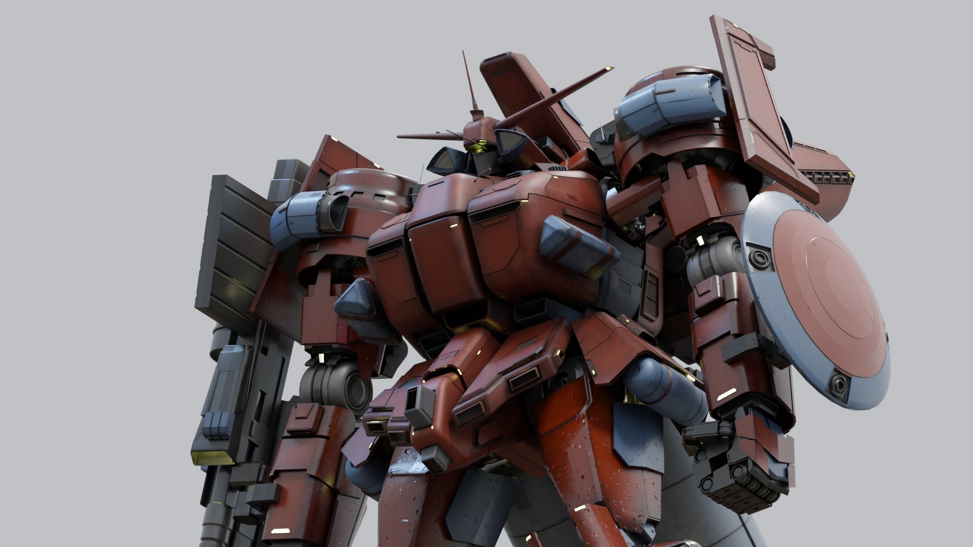 Heavy Assault Mech Model - TurboSquid 1659422