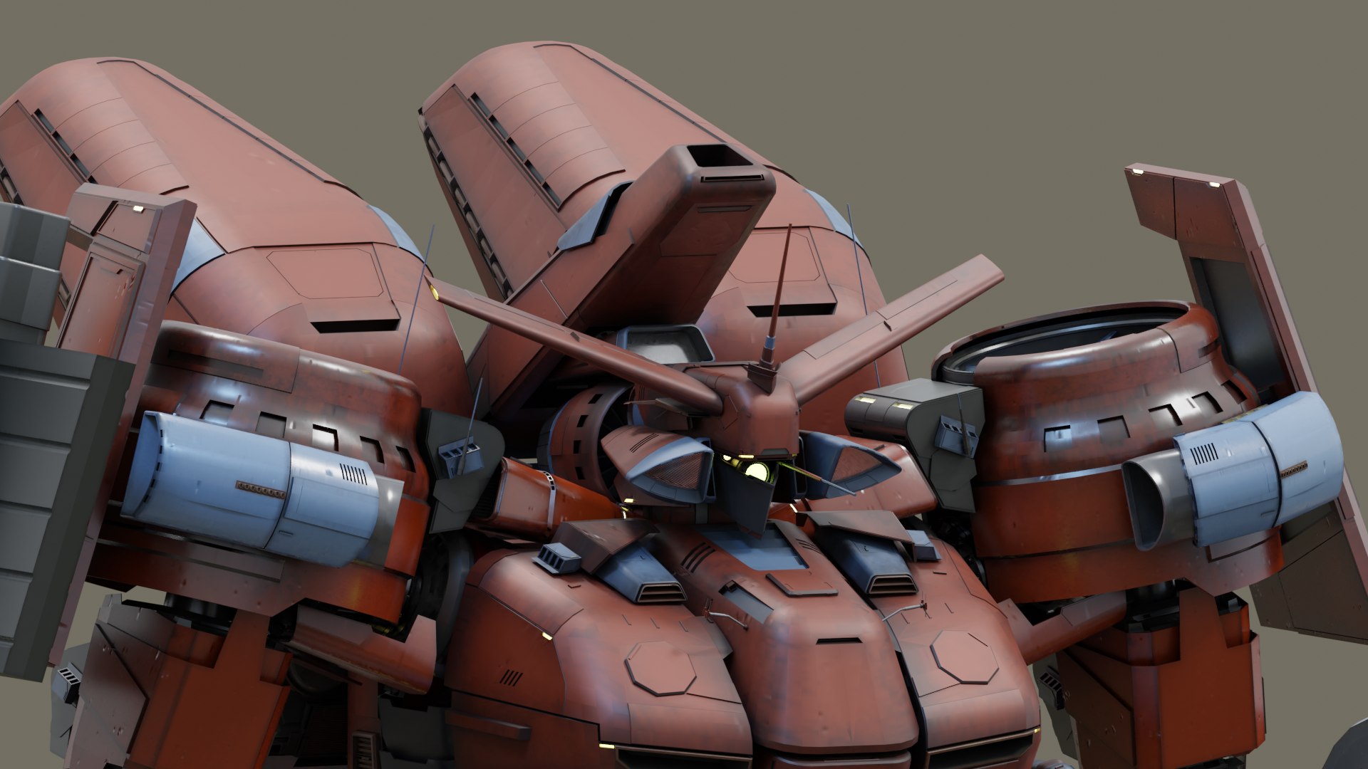 Heavy Assault Mech Model - TurboSquid 1659422