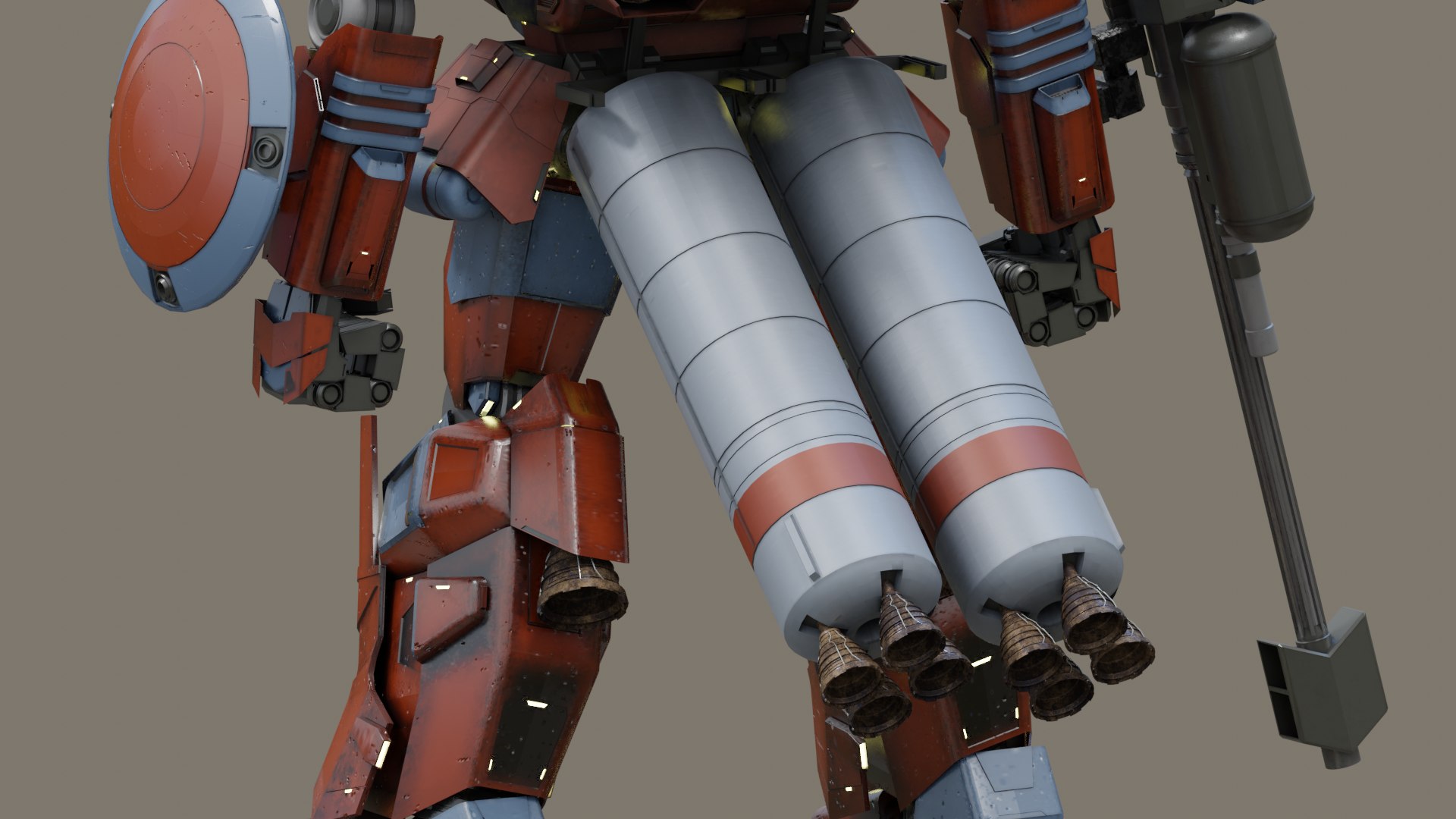 Heavy Assault Mech Model - TurboSquid 1659422